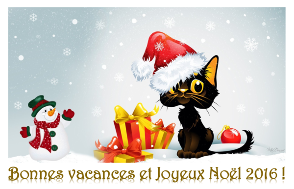 Bonnes vacances de Noël ! – Le blog de Chat noir
